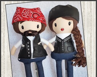 Handmade Rag Doll Cowgirl Fabric Doll Custom Order - Etsy