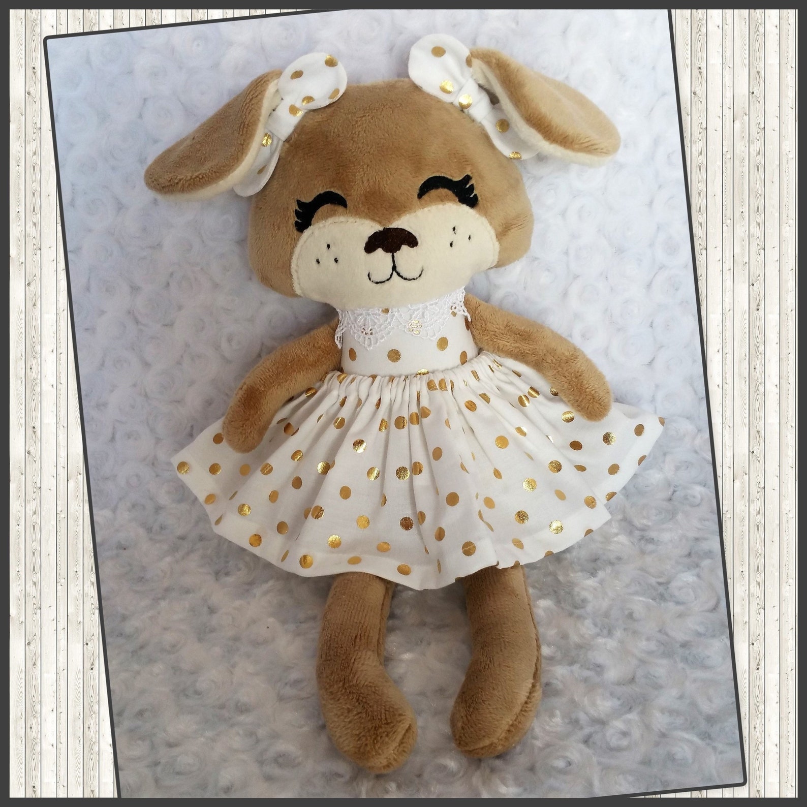 Handmade Stuffie Dog Puppy Fabric Doll Rag Doll Custom - Etsy