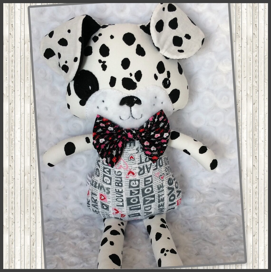 Handmade Stuffie Dog Puppy Fabric Doll Rag Doll Custom - Etsy