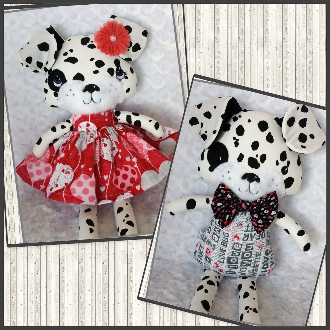 Handmade Stuffie Dog Puppy Fabric Doll Rag Doll Custom - Etsy