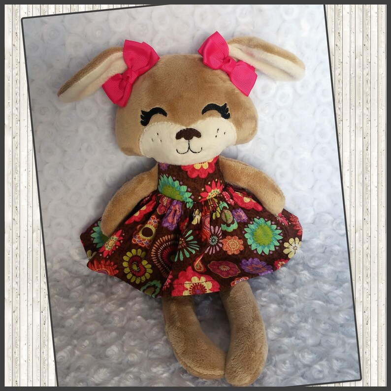 Handmade Stuffie Dog Puppy Fabric Doll Rag Doll Custom - Etsy