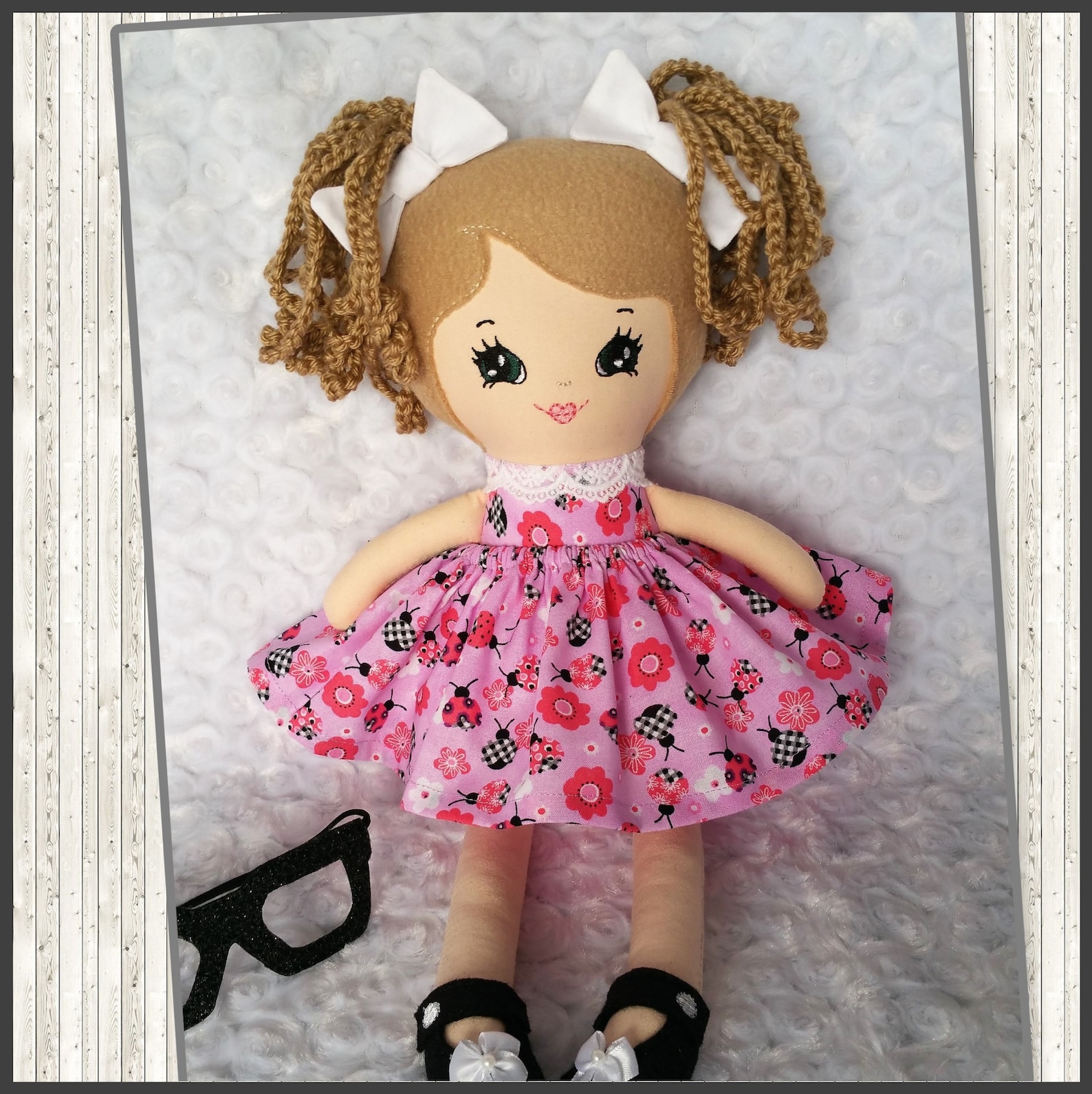 Handmade Rag Doll Fabric Doll Custom Order | Etsy