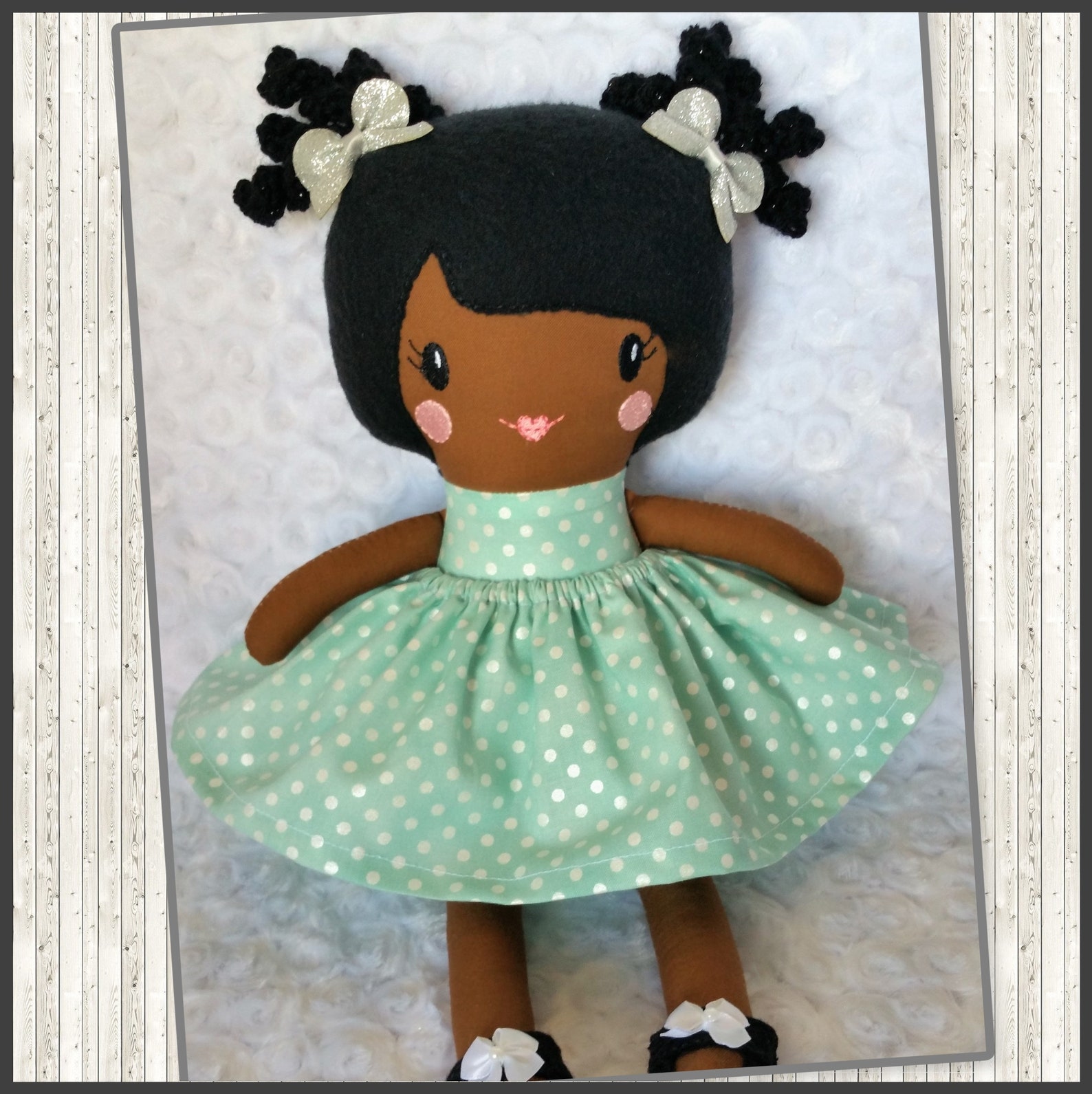 Handmade Rag Doll Fabric Doll Custom Order | Etsy