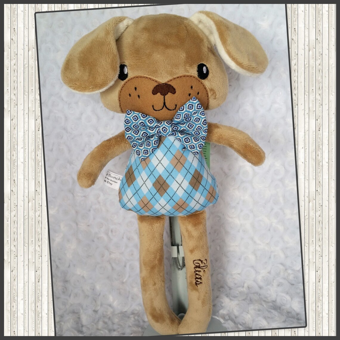 Handmade Stuffie Dog Puppy Fabric Doll Rag Doll Custom - Etsy