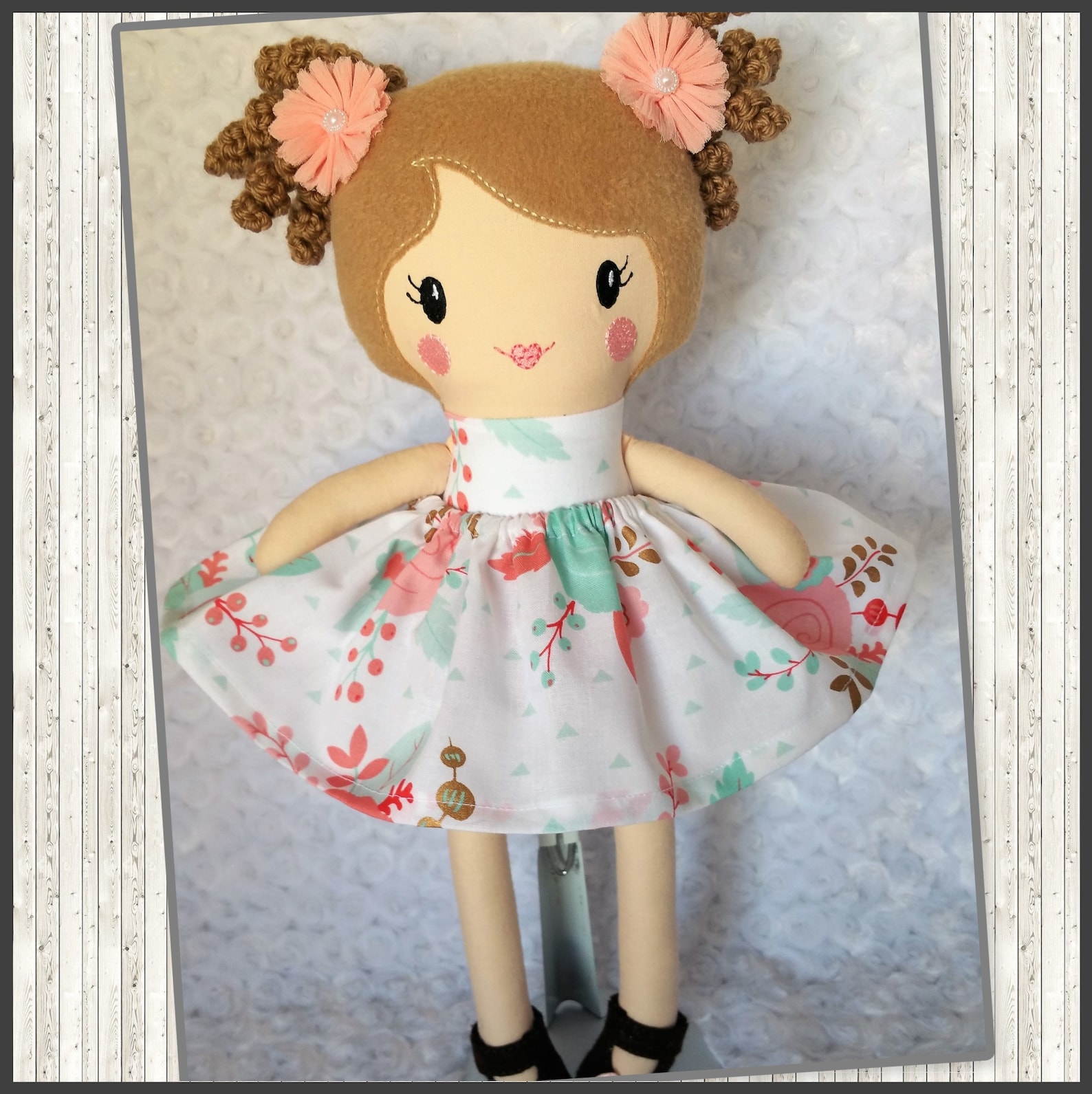 Handmade Rag Doll Fabric Doll Custom Order | Etsy