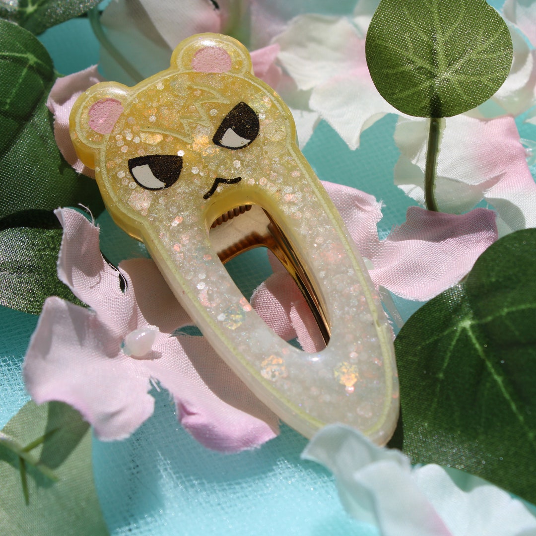 Smug Squirrel Villager Handmade Alligator Hair Clip Barrette Appx 7cm ...