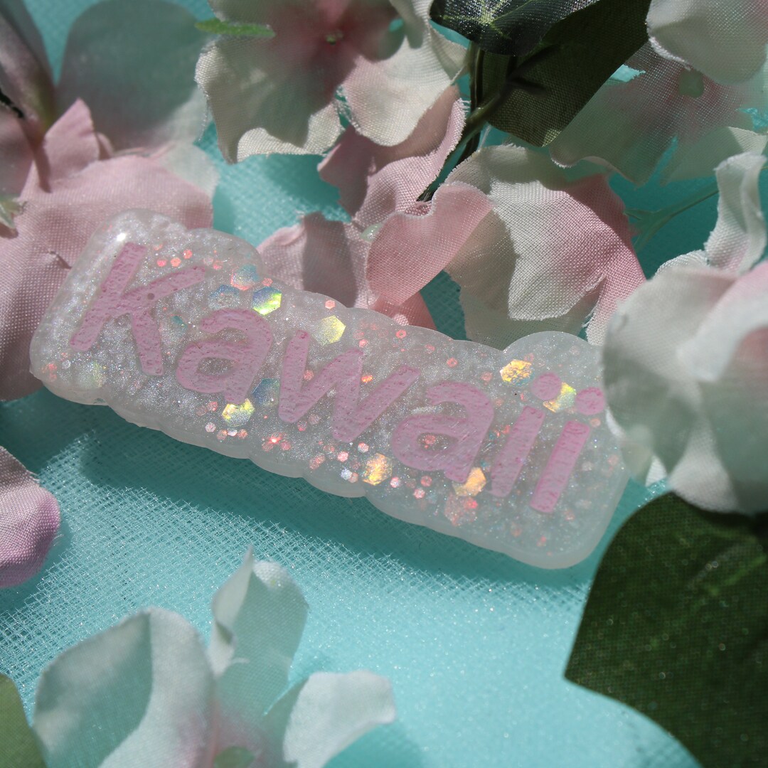 Pastel Pink Kawaii Handmade Alligator Hair Clip Barrette Appx 7cm - Etsy
