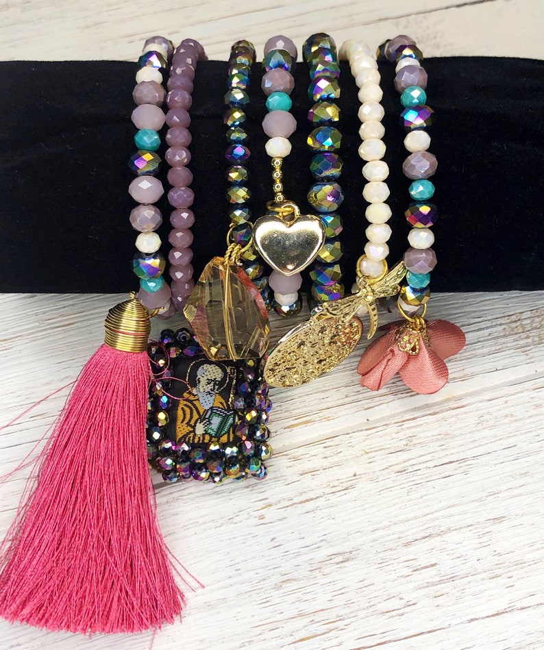 Mexican Bracelet Set. Mexican Jewelry. Handmade Bracelet. Artisanal ...