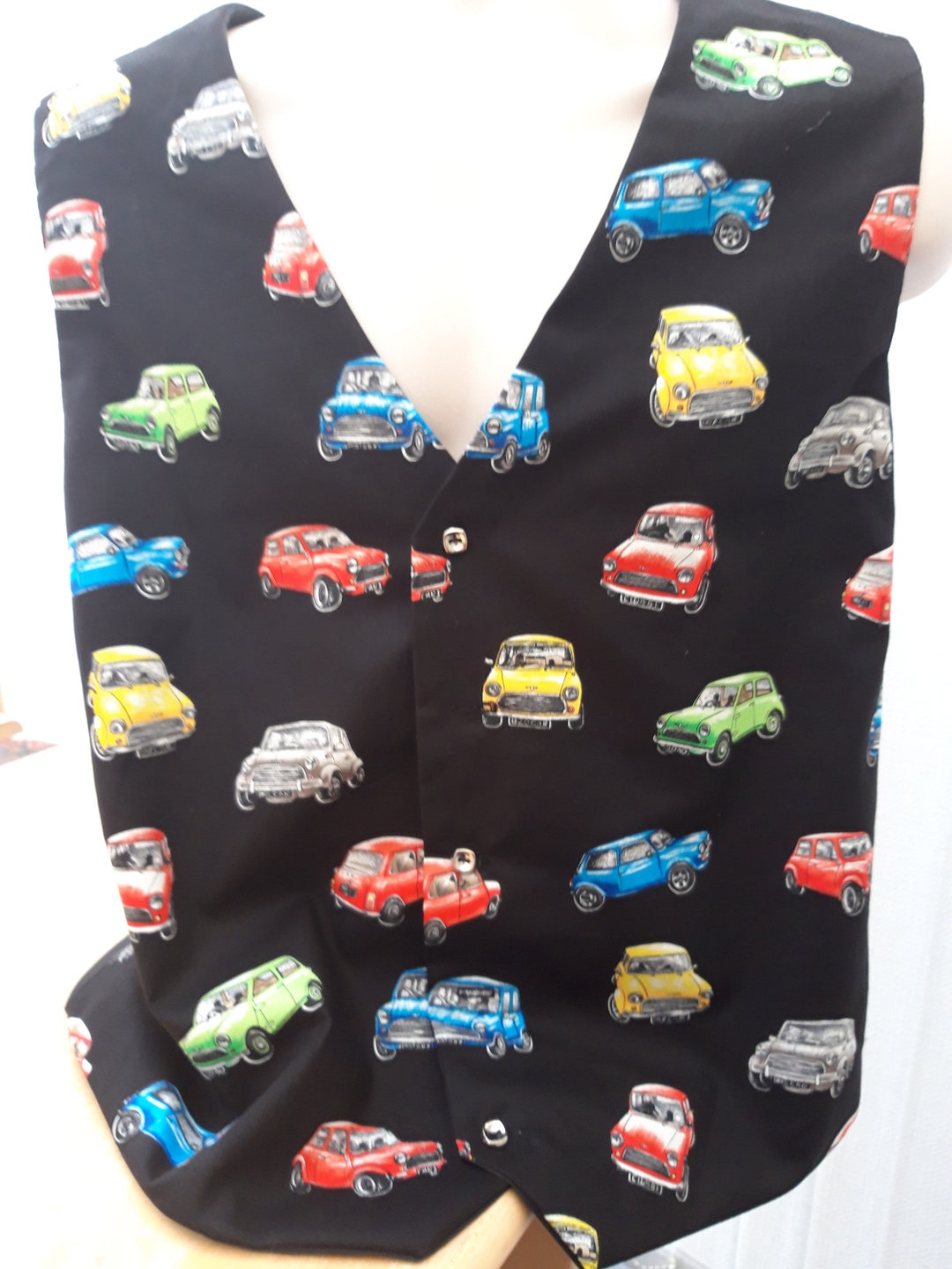 Mini Car Themed Men's Waistcoat/vest - Etsy
