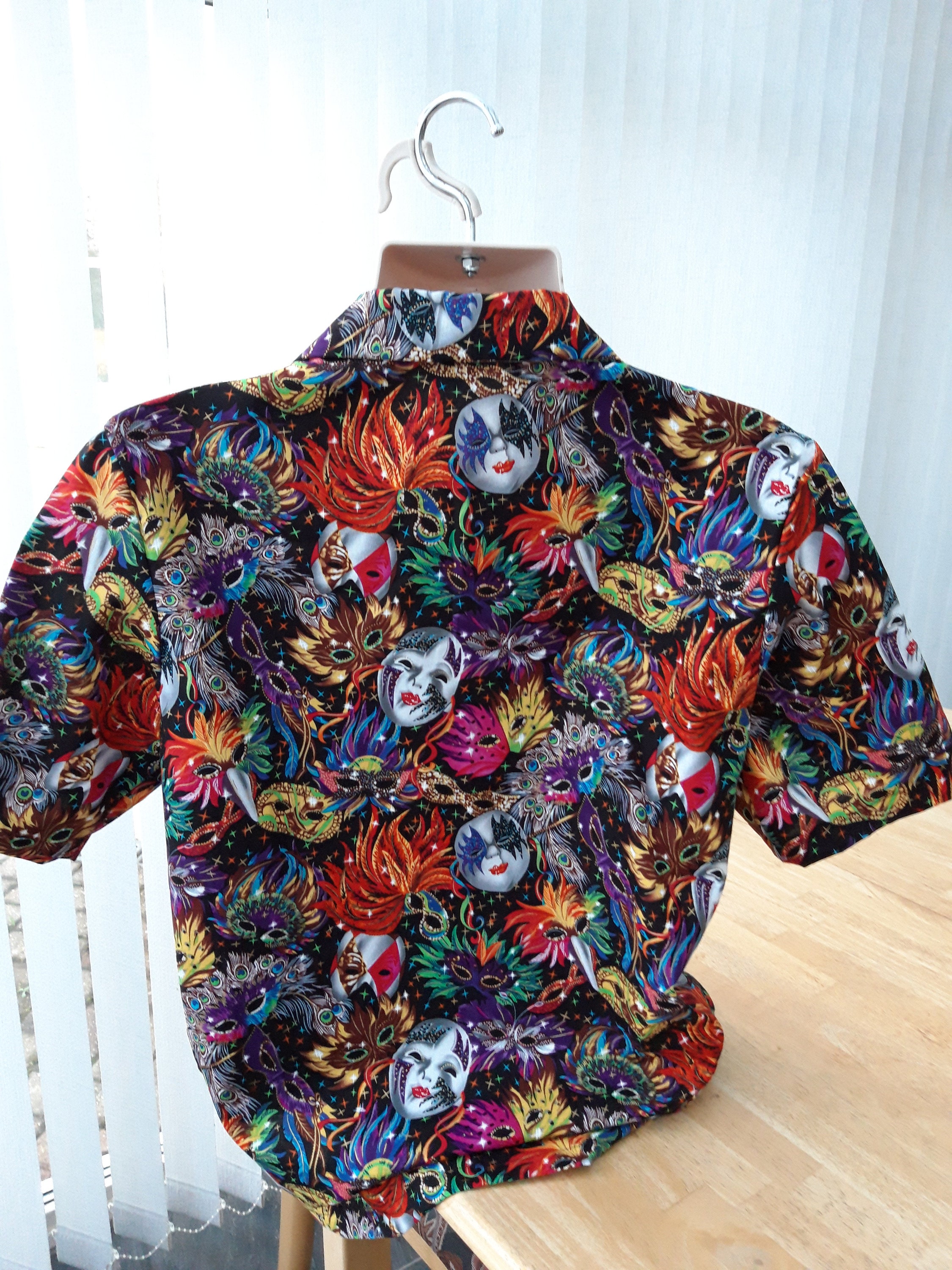 Masquerade, Carnival, Fiesta, Party Theme Men's Casual Shirt - Etsy