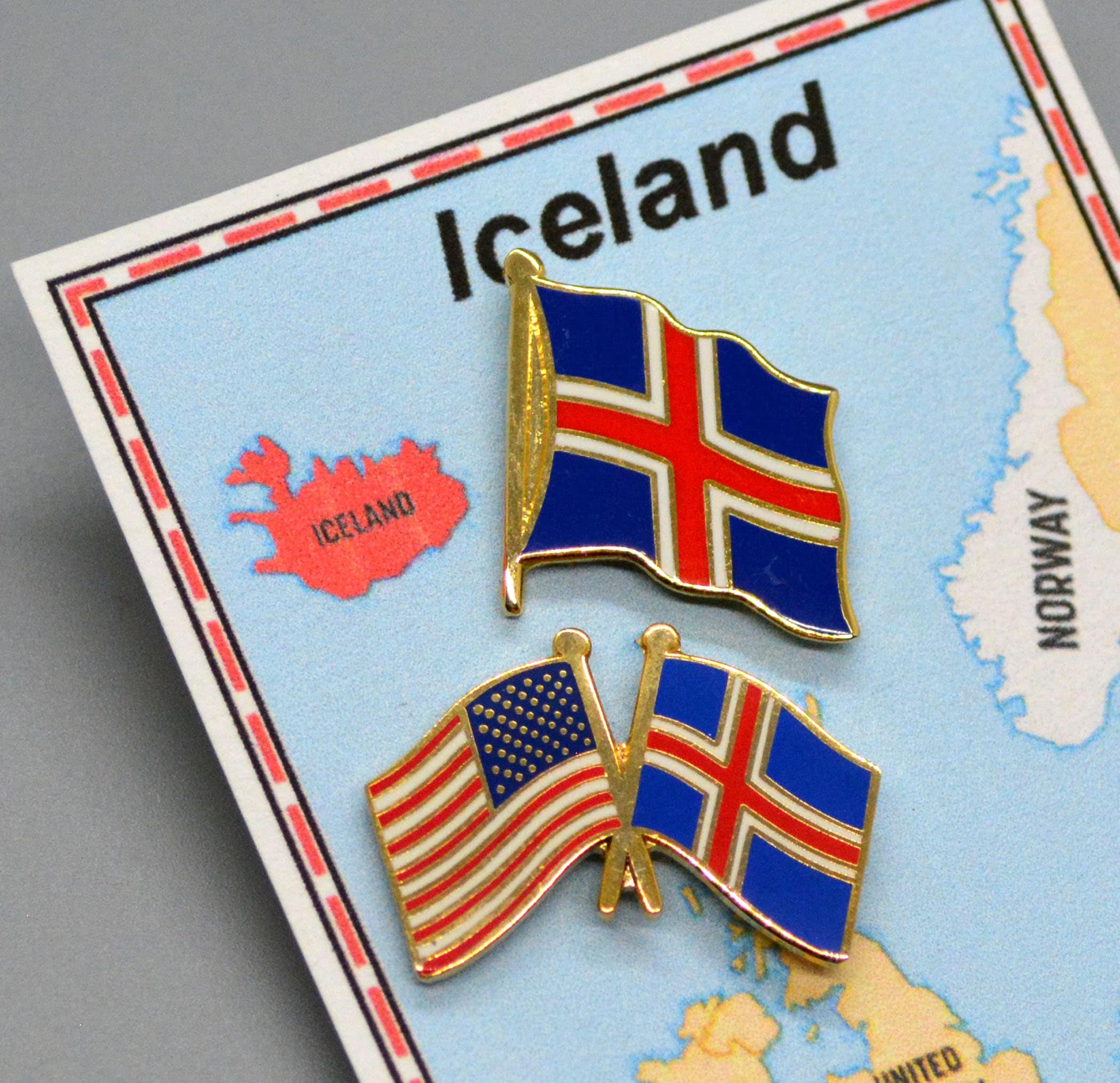 Iceland Flag Pins / Tie Tack / Lapel Pin / Country Flag Pin & - Etsy UK
