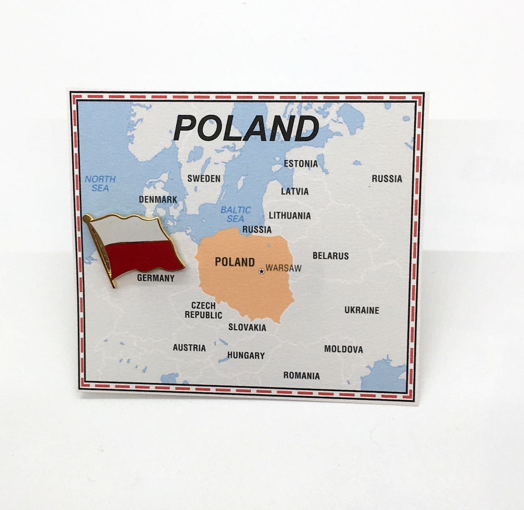 Poland Flag Pin / Tie Tack / Lapel Pin / Country Flag Pin - Etsy