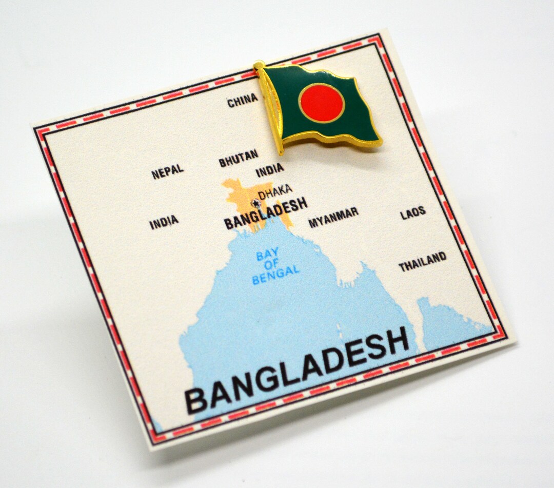 Bangladesh Flag Pin / Tie Tack / Lapel Pin / Country Flag Pin - Etsy