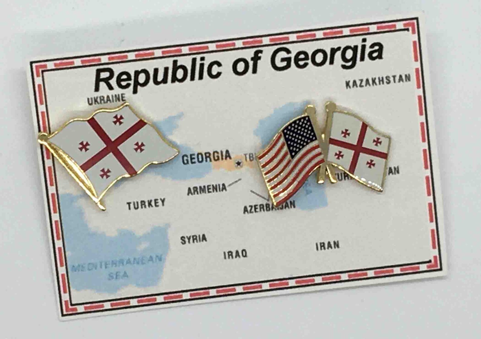 Republic of Georgia Flag Pins / Tie Tack / Lapel Pin / Country Flag Pin ...