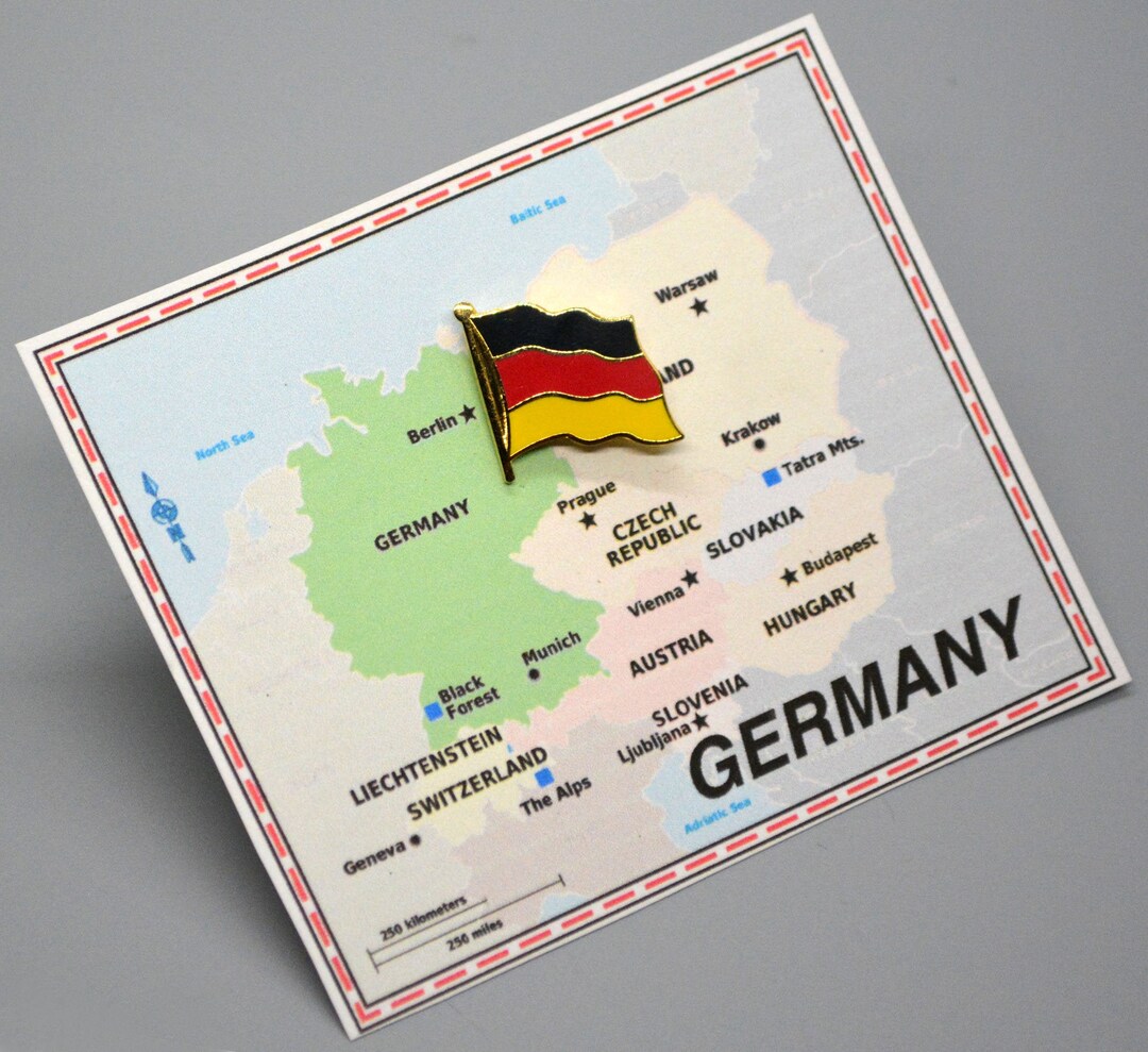Germany Flag Pin / Tie Tack / Lapel Pin / Country Flag Pin - Etsy