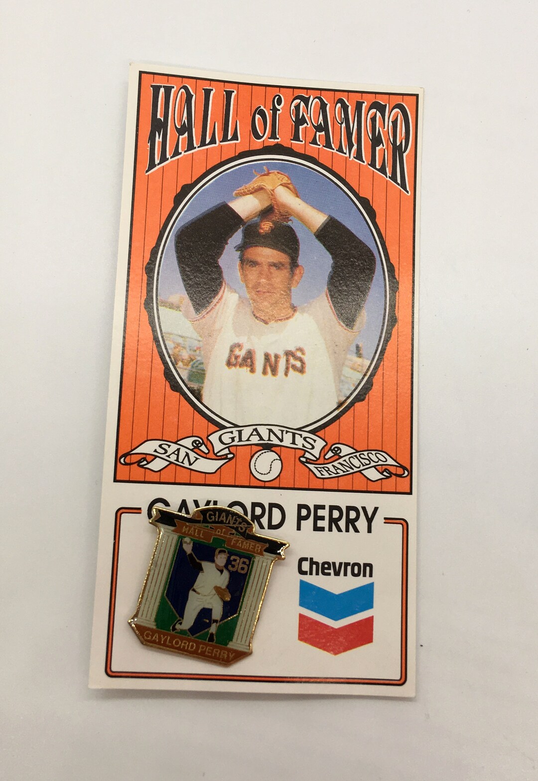 Vintage Giants Hall of Famer Pin Gaylord Perry - Etsy