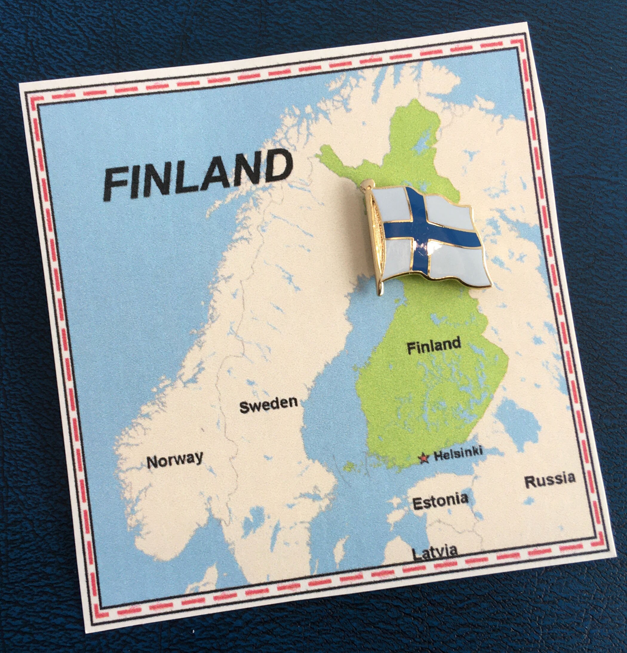 Finland Flag Pin / Tie Tack / Lapel Pin / Friendship Flag Pin - Etsy