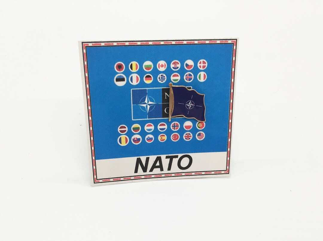NATO Flag Pin / Tie Tack / Lapel Pin / Country Flag Pin - Etsy