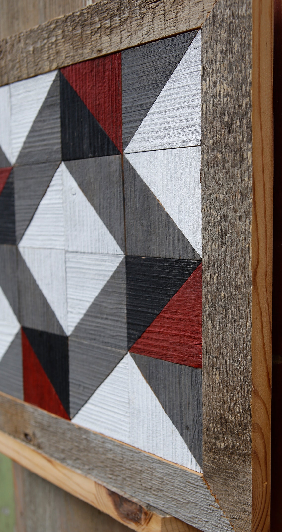 Reclaimed Barn Wood Quilt Square / Barn Wood Frame / - Etsy