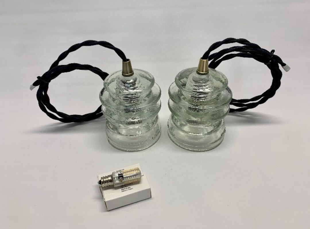 Reduced Hemingray 56 / 2 Light Package w/ 4 Black Twisted Cord - Etsy ...