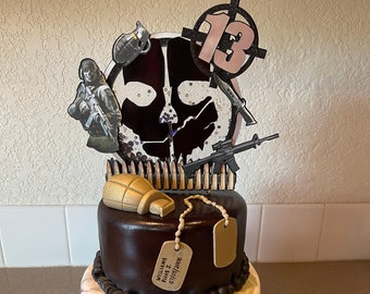Call of Duty Cake Topper - Etsy