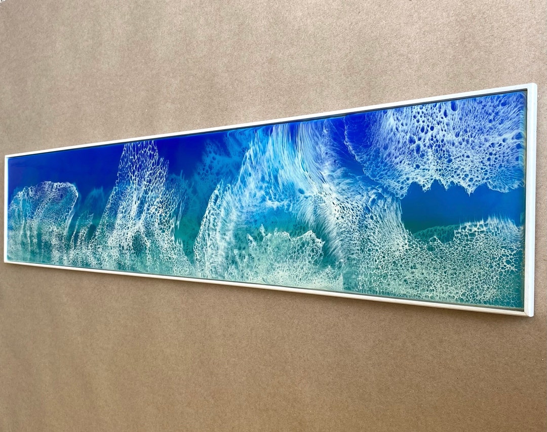 Life of Ease | Ocean Resin Art | Framed Resin Art | Beach Decor ...