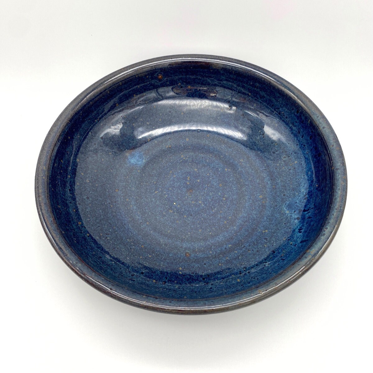 Large Dark Blue Ceramic Bowl | Dinnerware | Serving Bowl | Pasta Bowl ...
