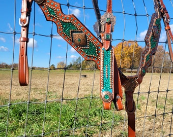 Teal Western Tack Set - Etsy