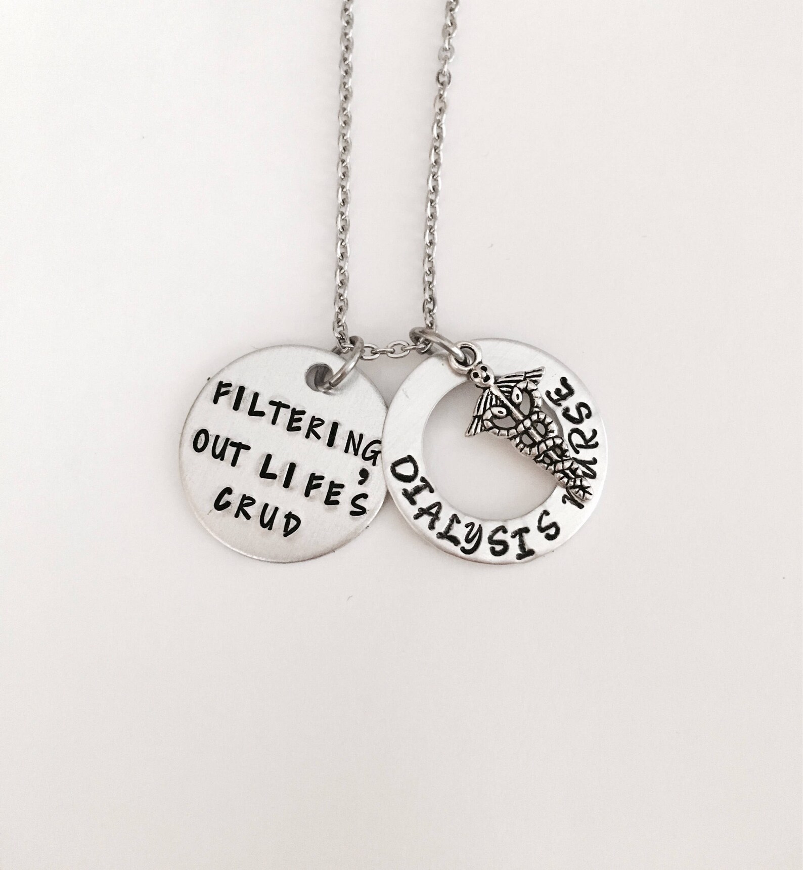 Nephrology RN Necklace Dialysis Nurse Kidney Whisperer - Etsy
