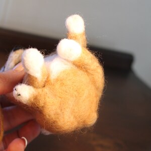 Needle Felted Puppy Shiba Inu New Puppy Gift Needle Felted Dog Fur Baby ...