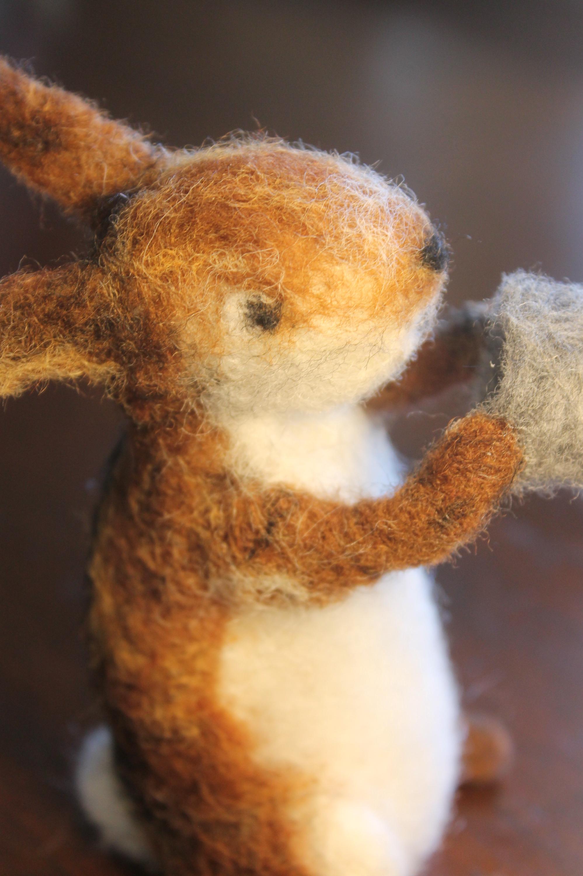 Classic Winnie the Pooh Friends, Needle Felted Rabbit, Gift for Baby ...
