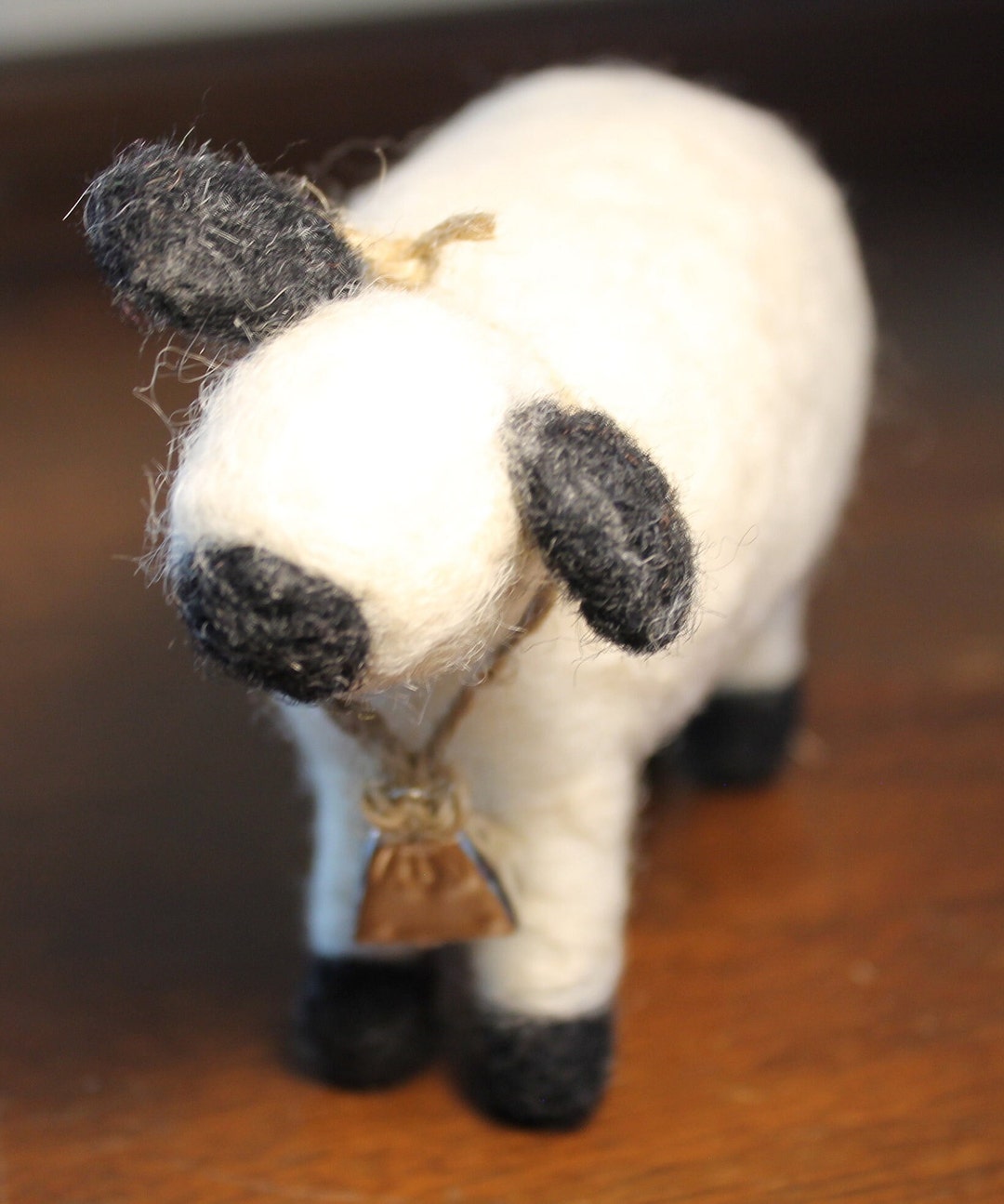 Needle-felted Country Sheep, Primitive Sheep, Needle-felted Christmas ...