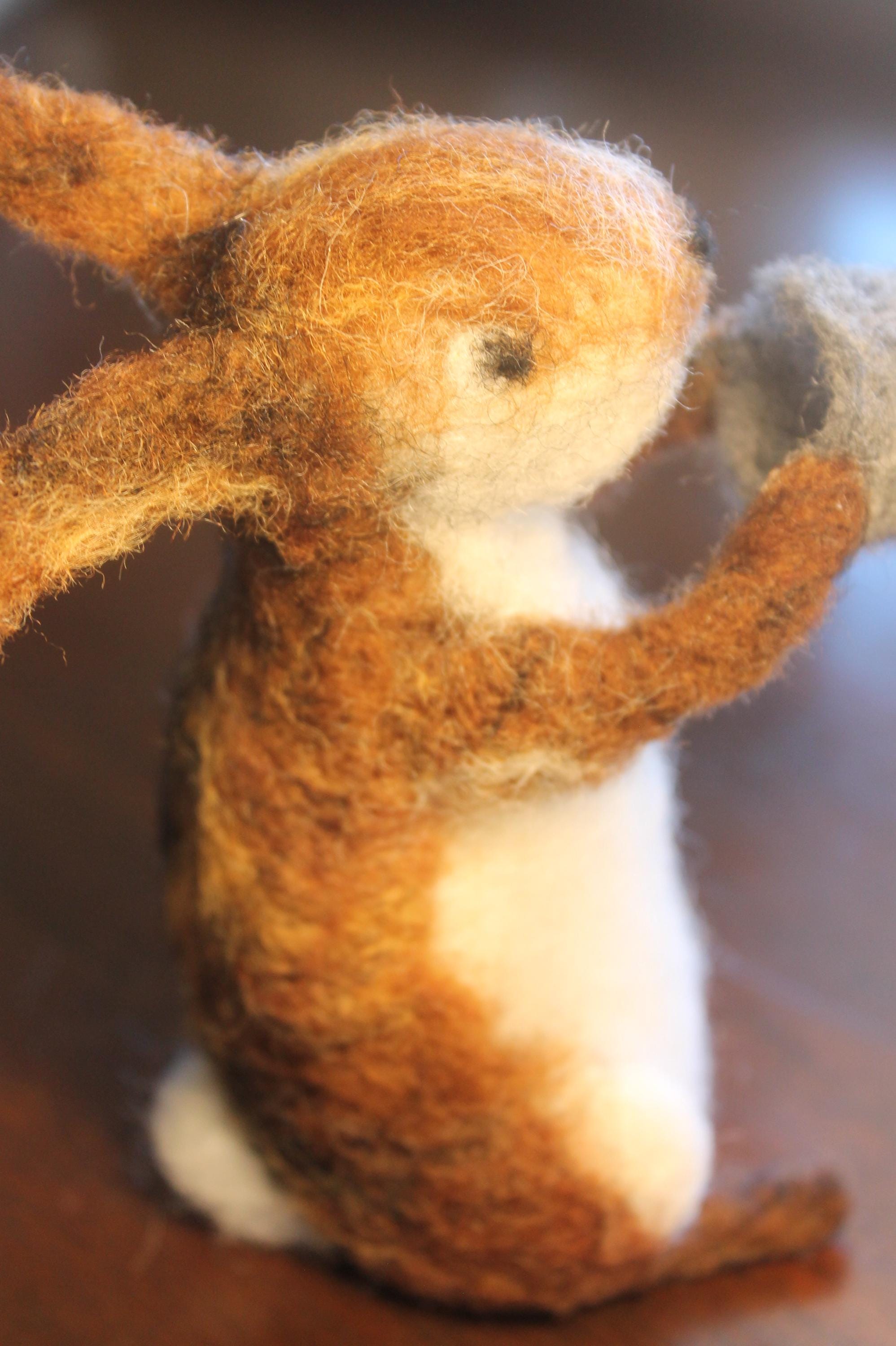 Classic Winnie the Pooh Friends, Needle Felted Rabbit, Gift for Baby ...