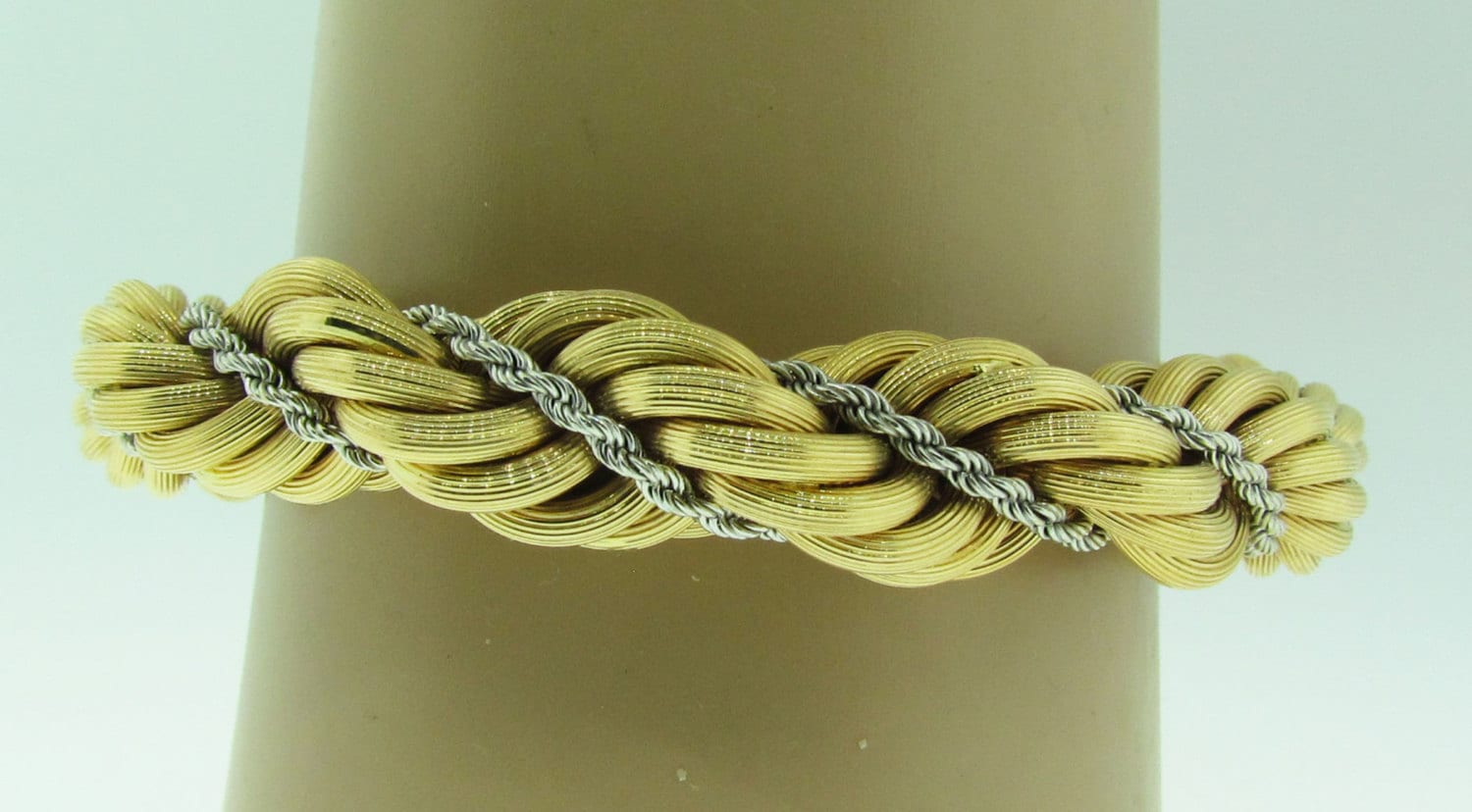 Antique Huge Rope Bracelet. 18 K Gold. European Made. 8 - Etsy