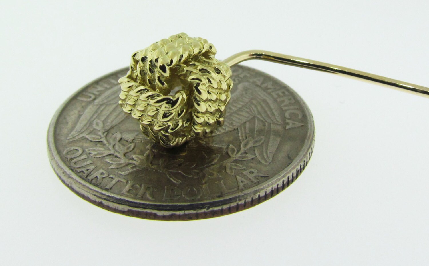 14 K Gold Vintage Hat Pin. - Etsy