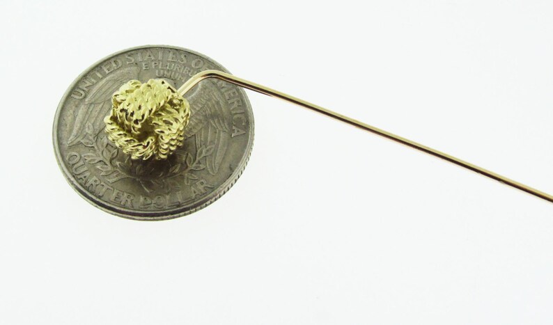 14 K Gold Vintage Hat Pin. - Etsy