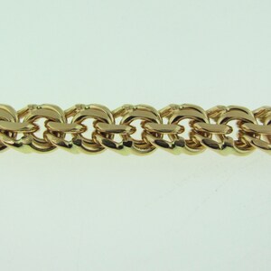 Russian Handmade Rose Gold Heavy Chain Bracelet - Etsy