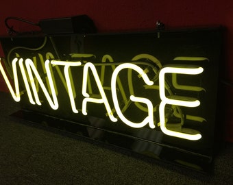 Neon sign vintage | Etsy