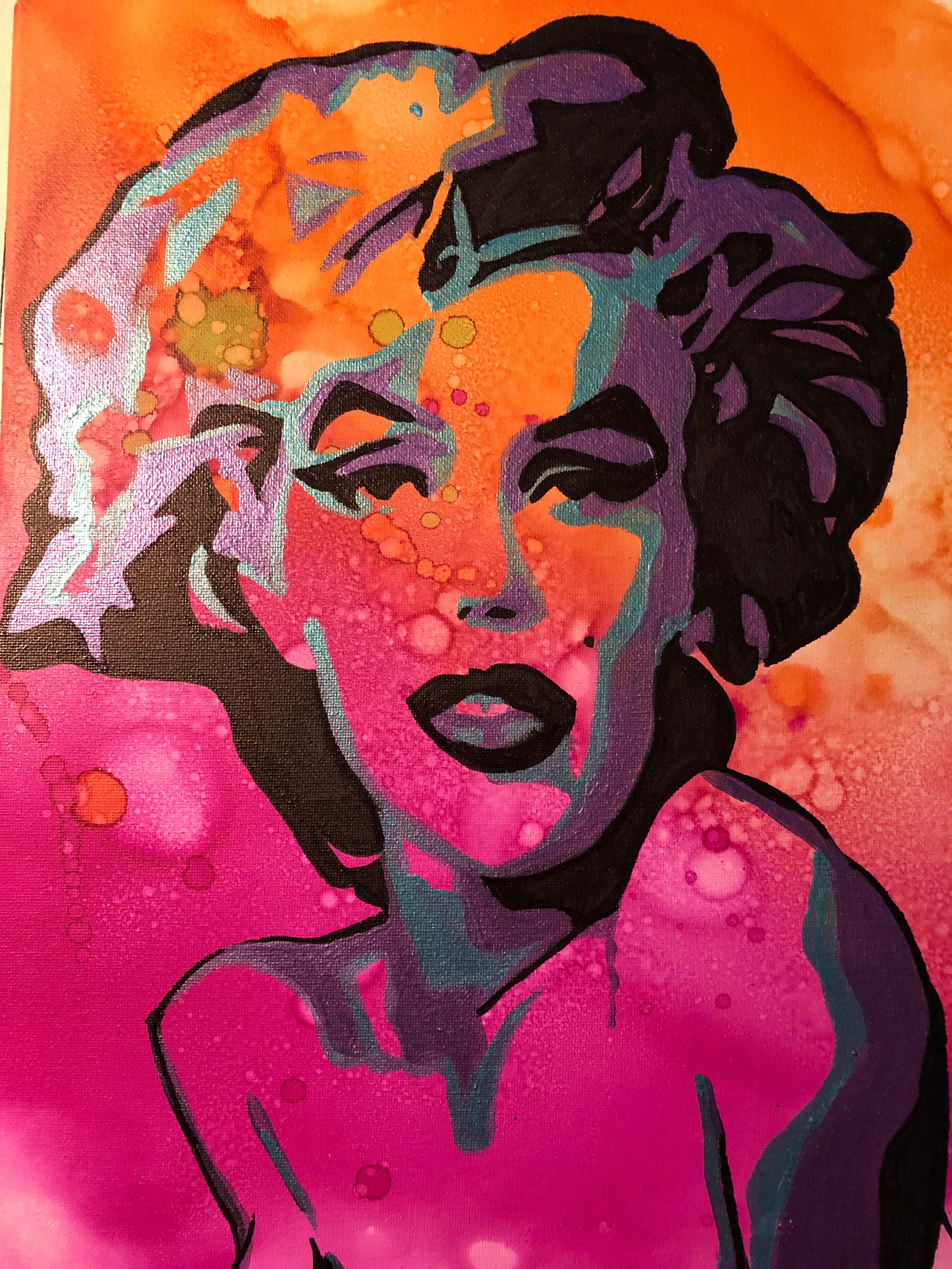 Custom Original Celebrity Pop Art Modern Art Painting Ill | Etsy