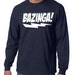 Bazinga Long Sleeve T-shirt From the TV Show Big Bang Theory | Etsy