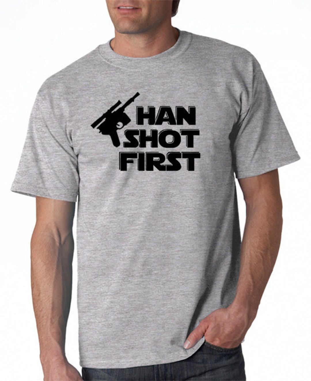 Han Shot First Star Wars Inspired T-shirt - Etsy