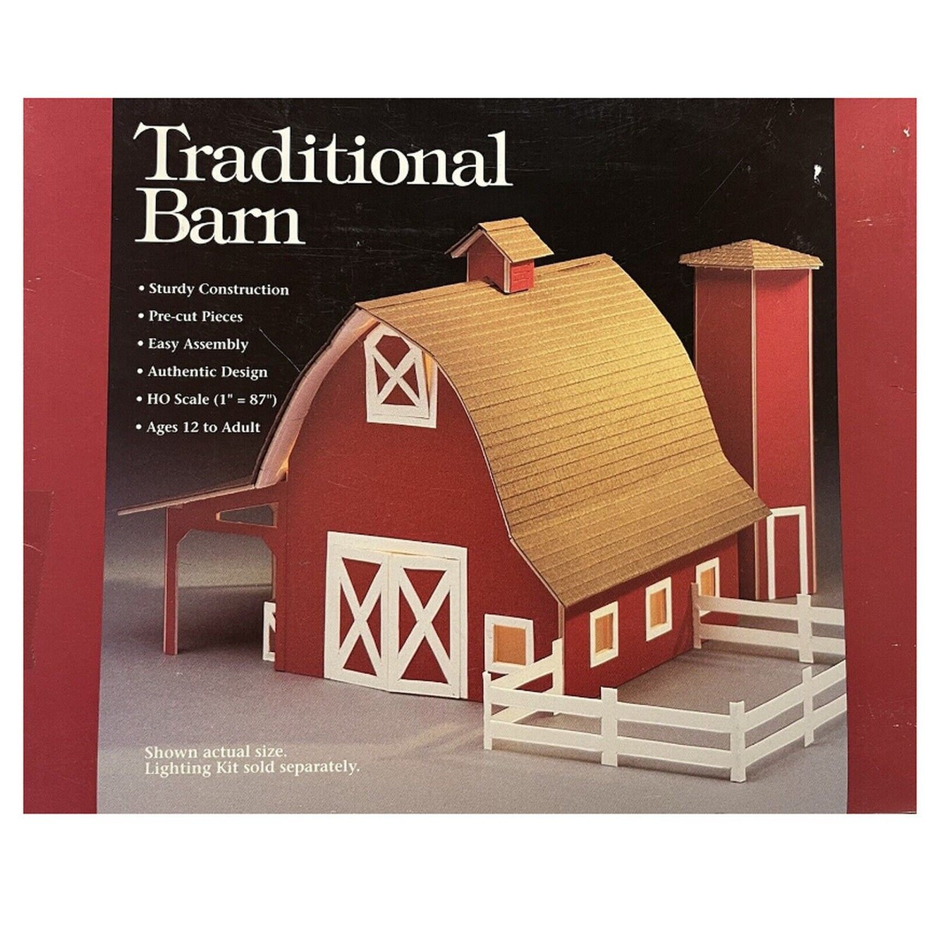 Vintage Fairmont Hill HO Scale Traditional Red Barn KIT BN300 Doll ...