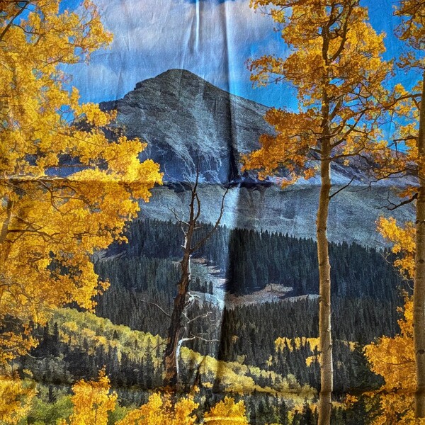 Mountain Quilt Panel - Etsy