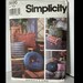 DIY UNCUT Smocked Pillows PATTERN Simplicity 8696 Donna Lang Interior ...