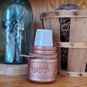 Mason Jar Dixie Cup Holder, 1/2 Pint Cup Holder, 3 Oz Cups, Urban ...