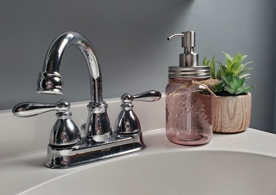 Ball Elite Rose Pint Mason Jar Dispensersoaplotionmouthwashsanitizer ...