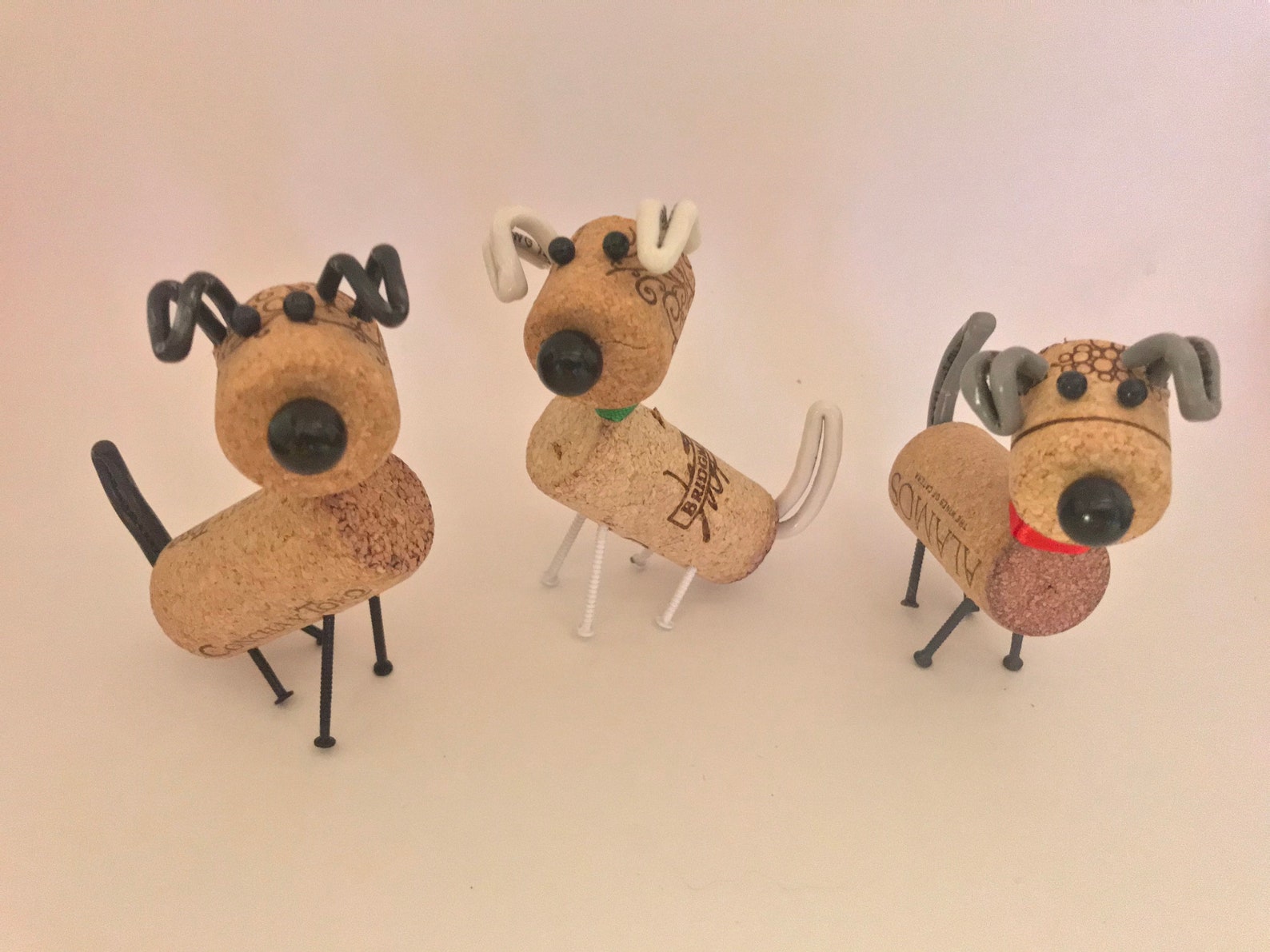 Wine Cork Dog Ornament - Labrador, Pit Bull, Retriever, Terrier - Etsy