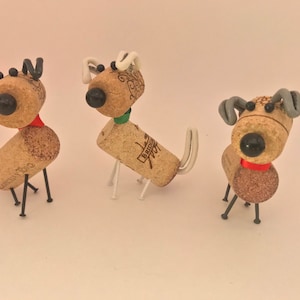 Wine Cork Dog Ornament - Labrador, Pit Bull, Retriever, Terrier - Etsy