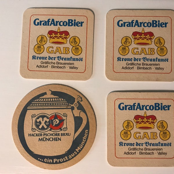 German Beer Coasters - Etsy