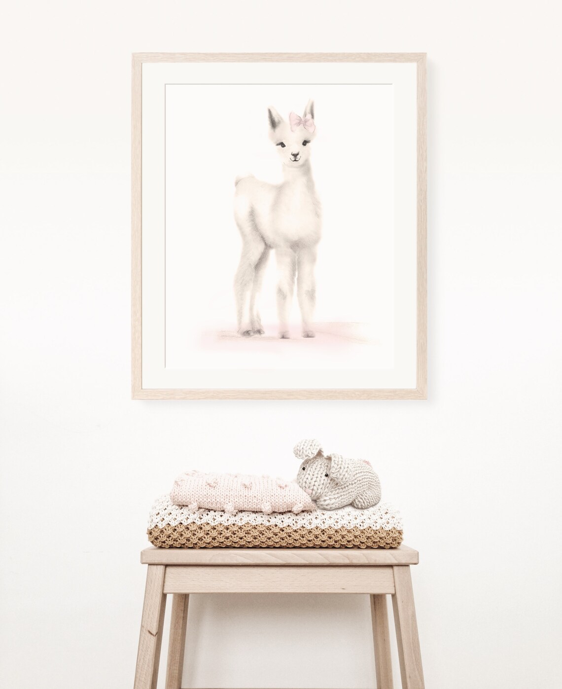 Llama Nursery Art Print Boho Llama Wall Decor Llama Gift for - Etsy